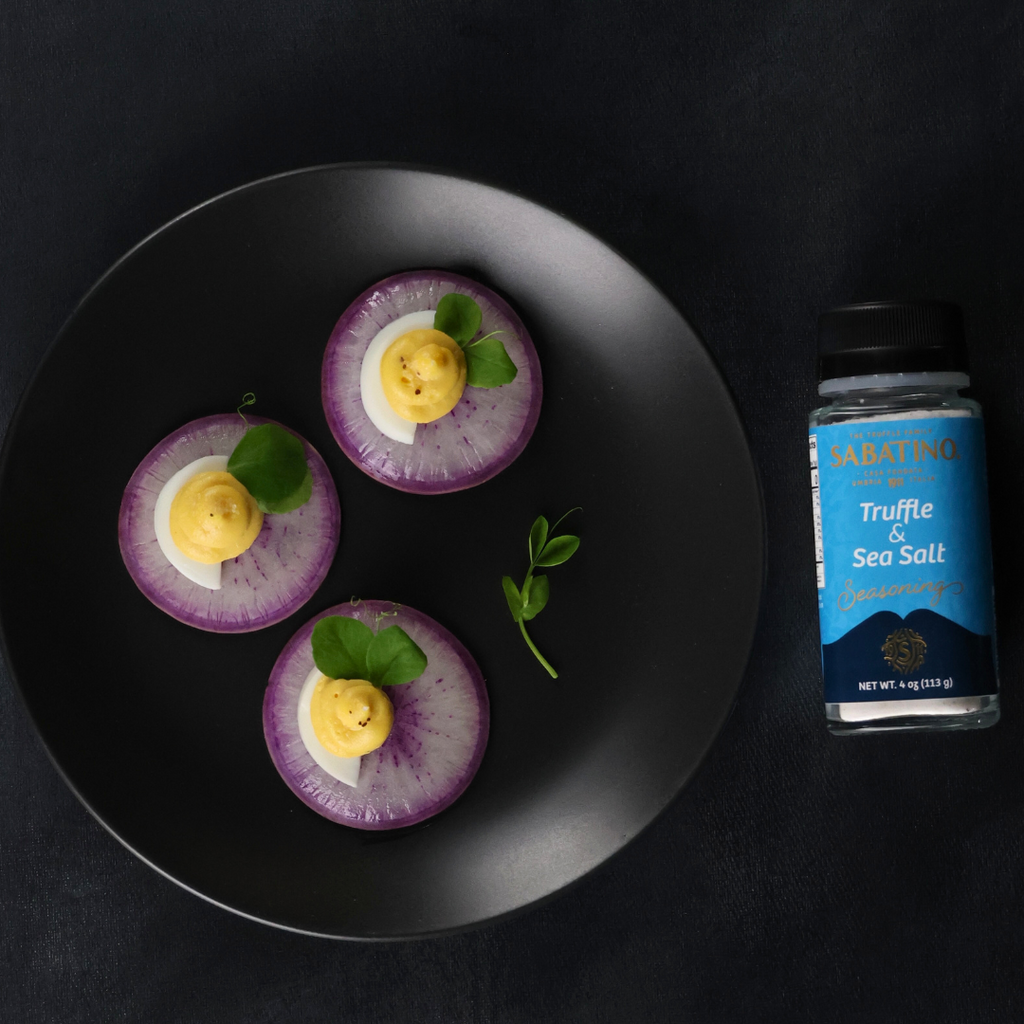 Truffle Deviled Egg Canapé – Sabatino