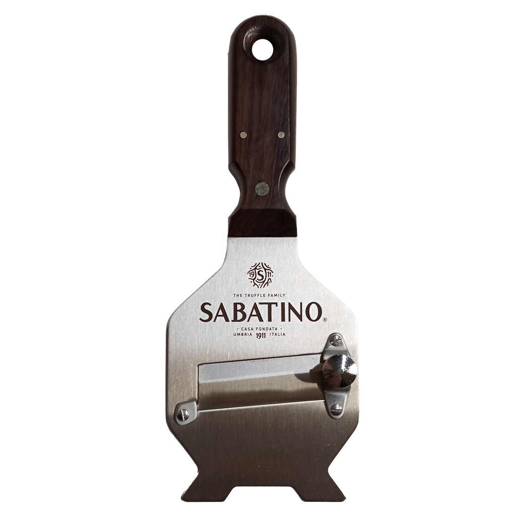 Stainless Steel Truffle Slicer With Wooden Handle – Sabatino