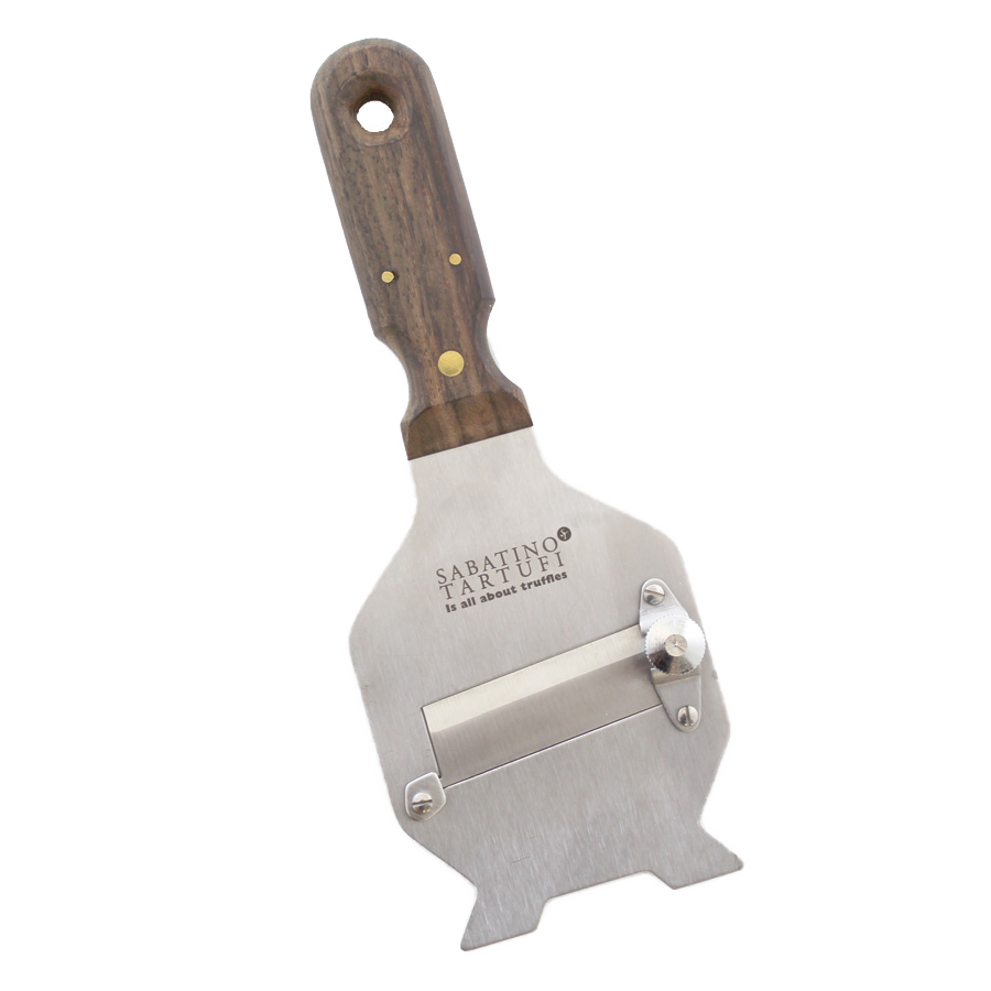 Stainless Steel Truffle Slicer With Wooden Handle – Sabatino
